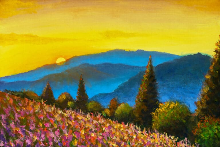 10 Beautiful Acrylic Landscape Painting Ideas